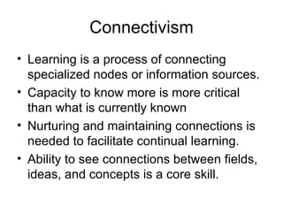 Learning Networks and Connective Knowledge | PPT | Computer Networking ...
