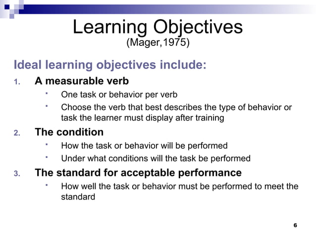 Learning Objectives & Learning Outcomes . | PPT