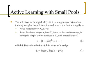 Learning On The Border:Active Learning in Imbalanced classification Data | PPT