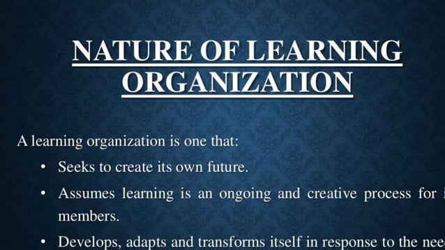 Learning organization | PPT