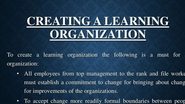 Learning organization | PPT
