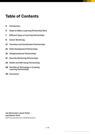 Learning Partnerships in Organizations | PDF