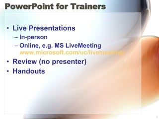 Learning Power Point | PPT