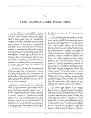 Learning-Progressions in Assessment Learning 2 | PDF