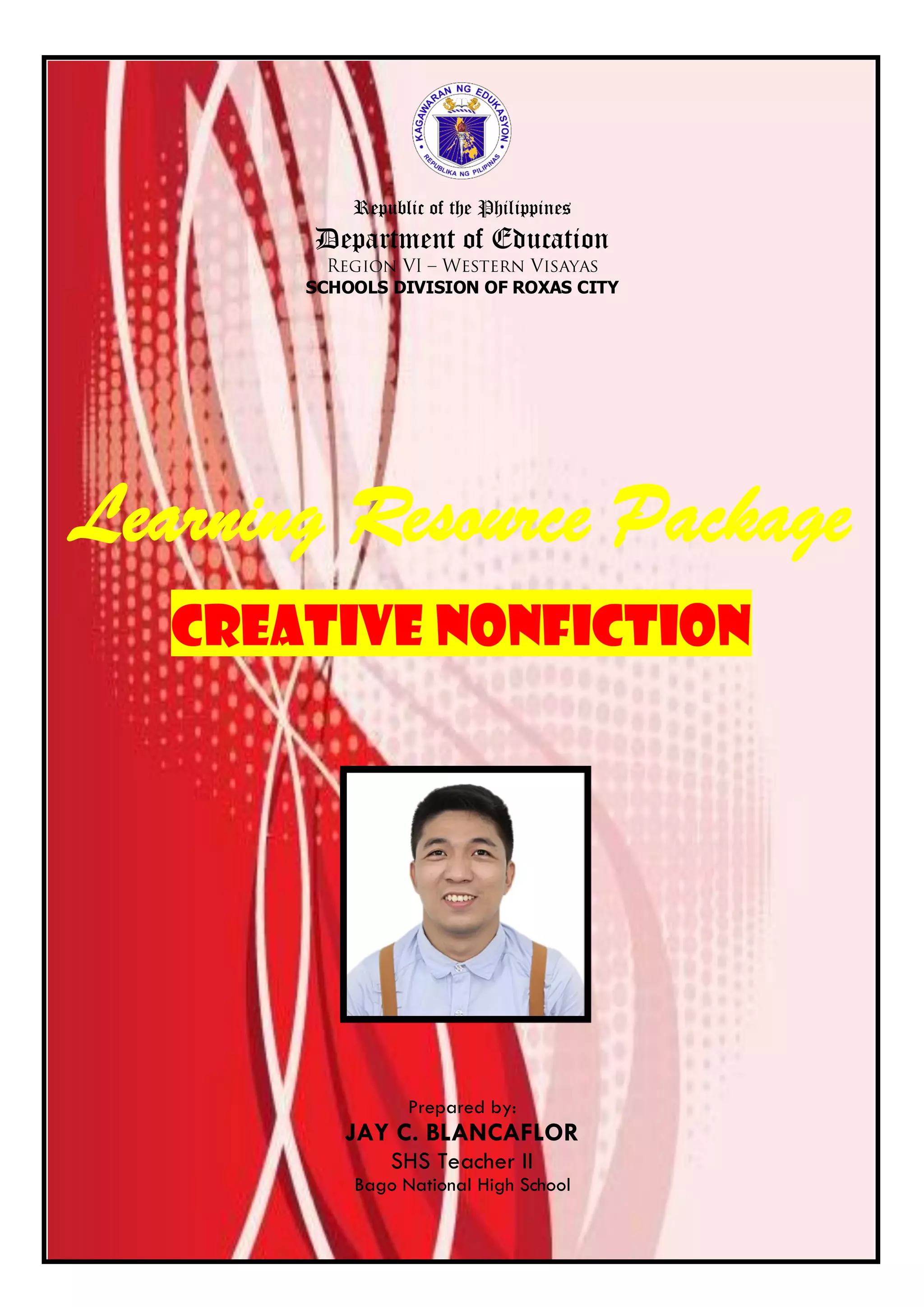 Learning resource-package-in-creative-nonfiction | PDF
