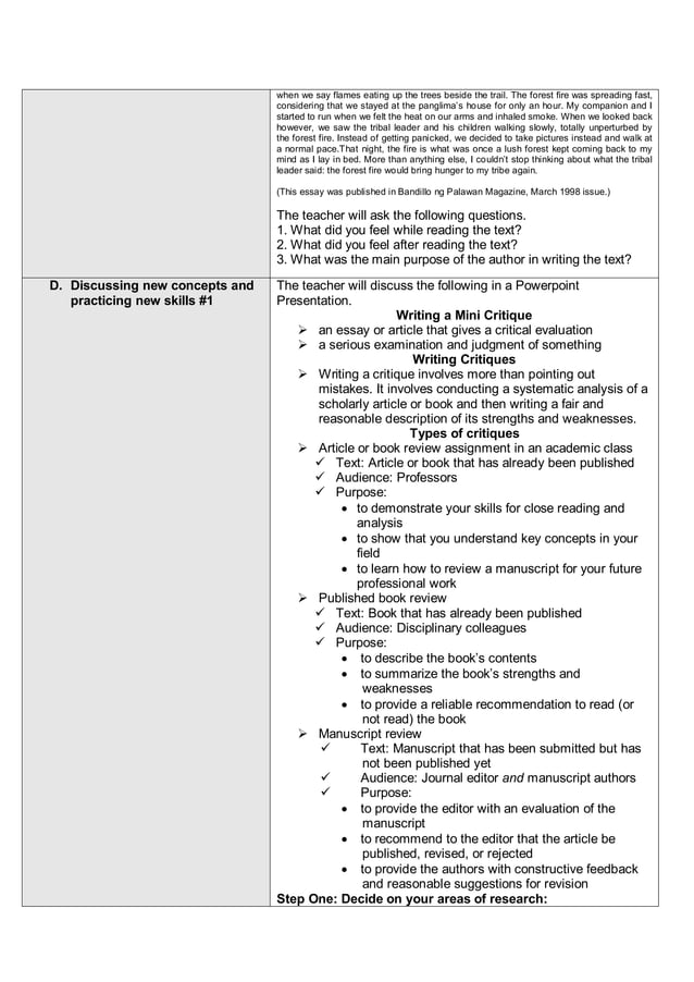 Learning resource-package-in-creative-nonfiction | PDF