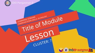 LEarning-Strand power point presentation | PPTX