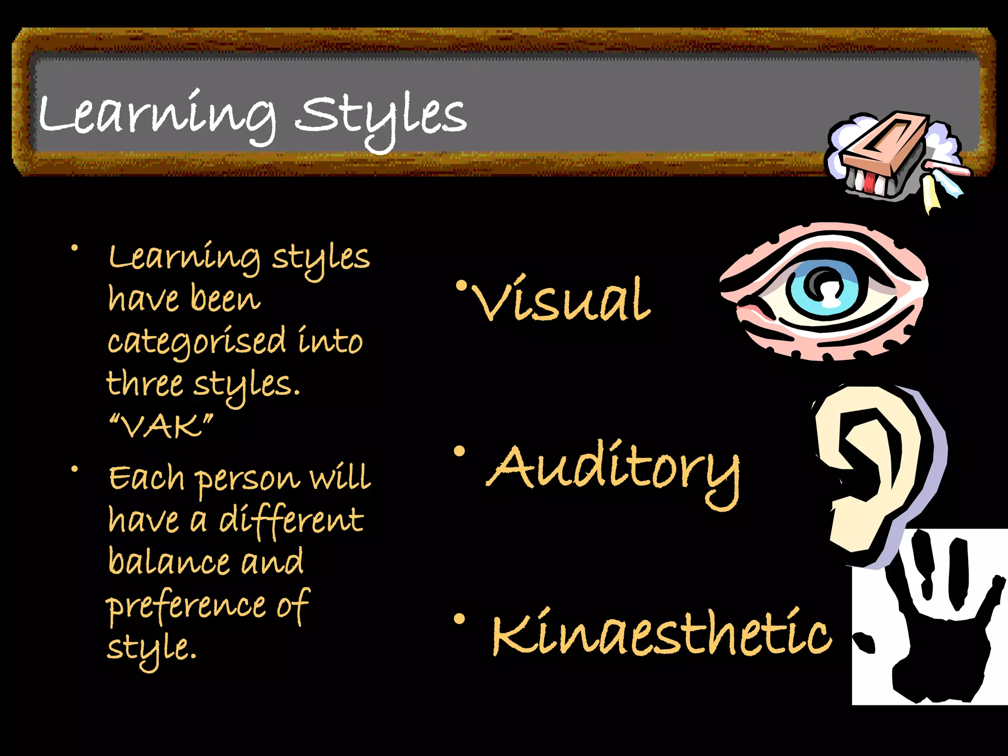 Learning Styles Essay Cascade | PPT