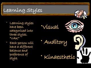 Learning Styles Essay Cascade | PPT