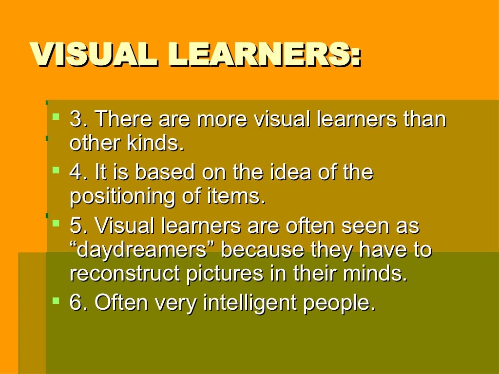 Learning Styles Presentation