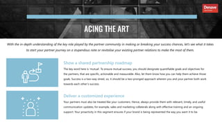 Learning the Secrets of Partner Management | PPT