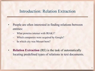 Learning to Extract Relations from the Web using Minimal Supervision | PPTX