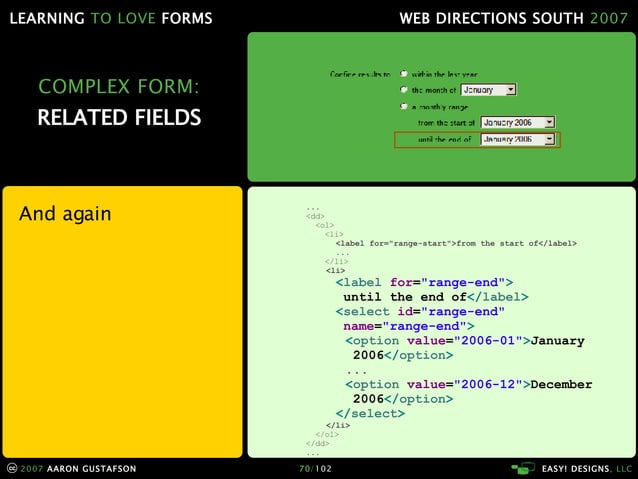 Learning To Love Forms (Web Directions South '07)