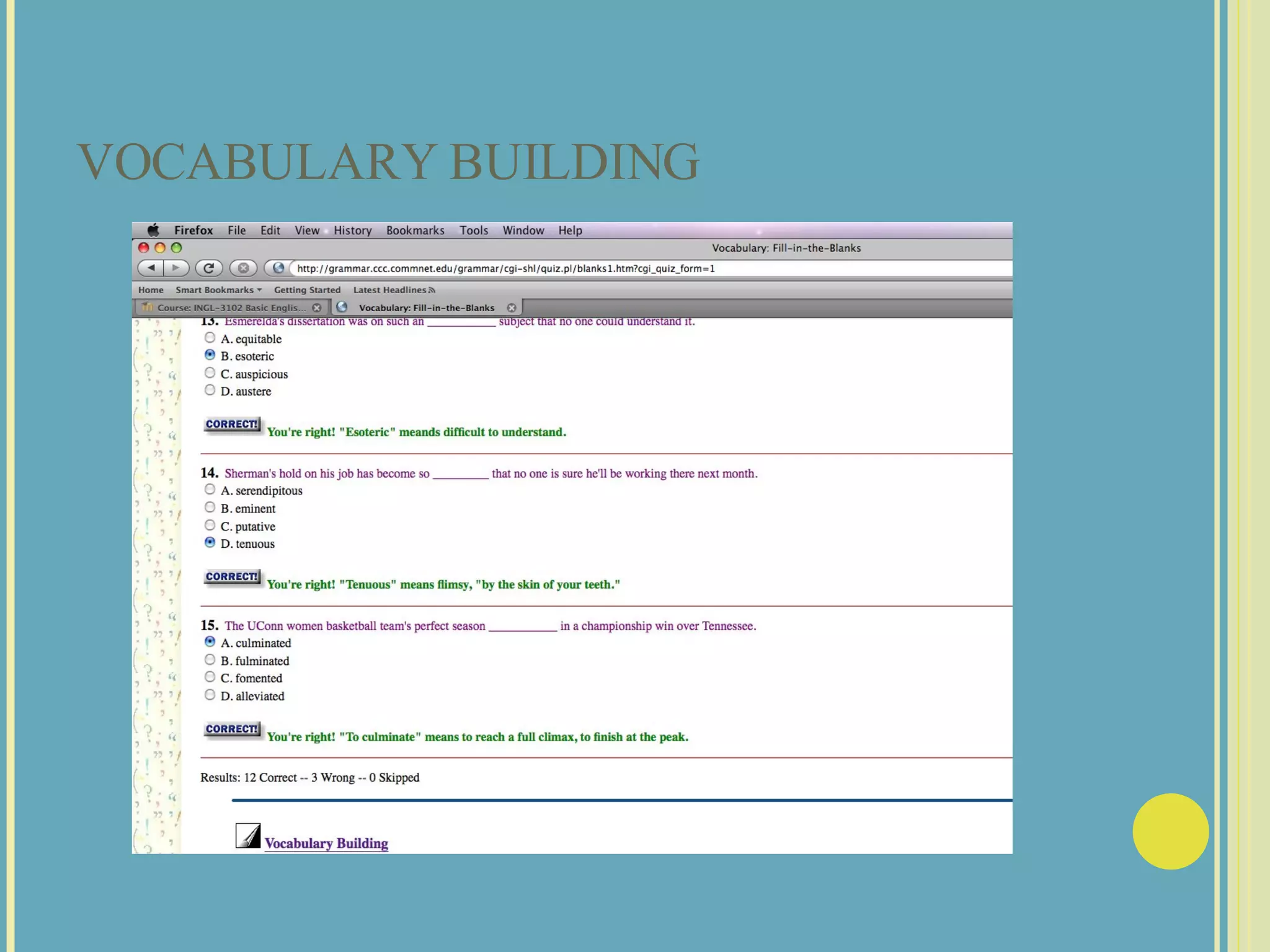Learning Vocabulary | PPT | Homework and Study | Education