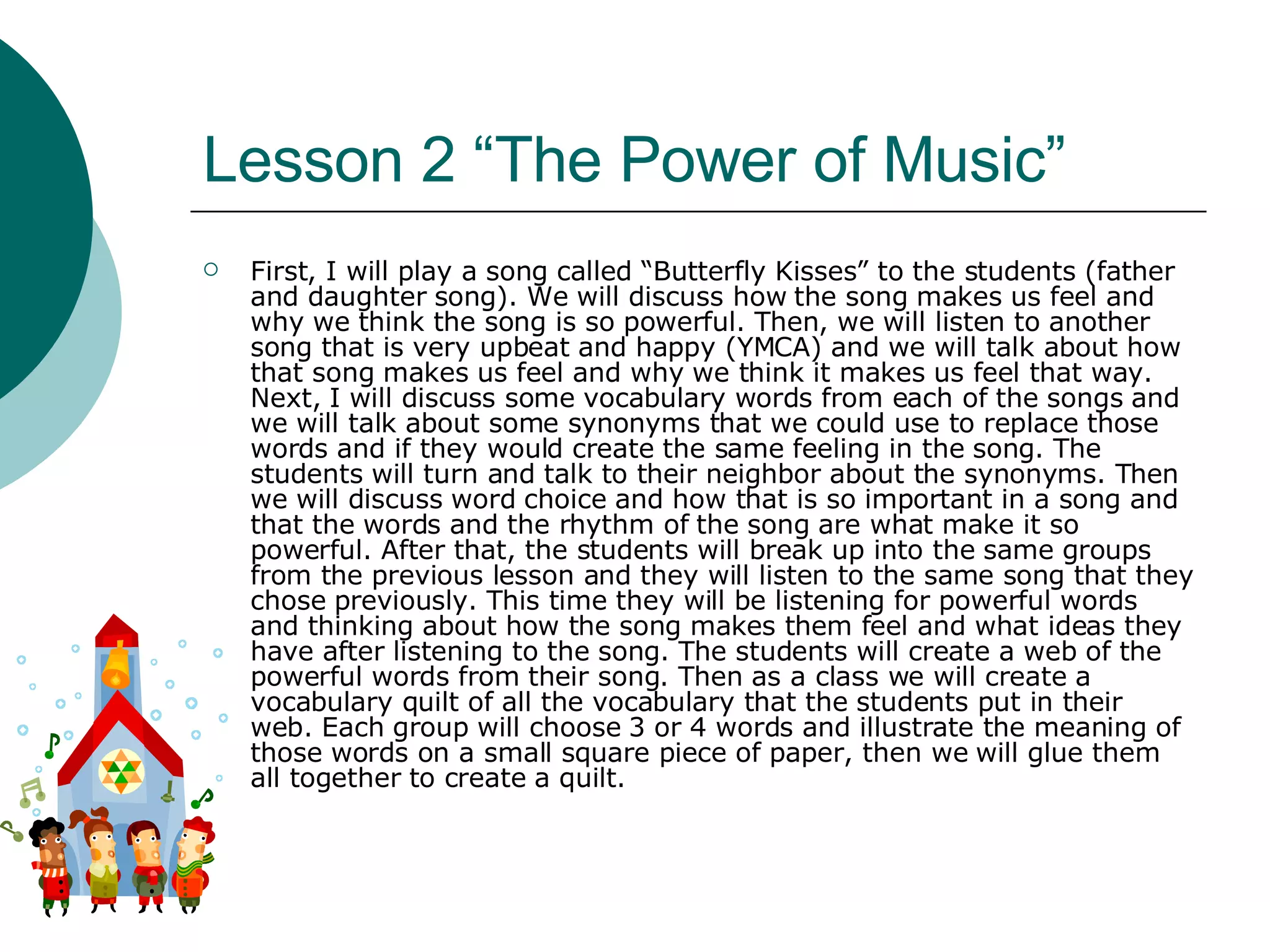 Learning Vocabulary Through Music | PPT