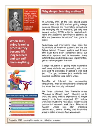 Learning2innovate - Program details | PDF