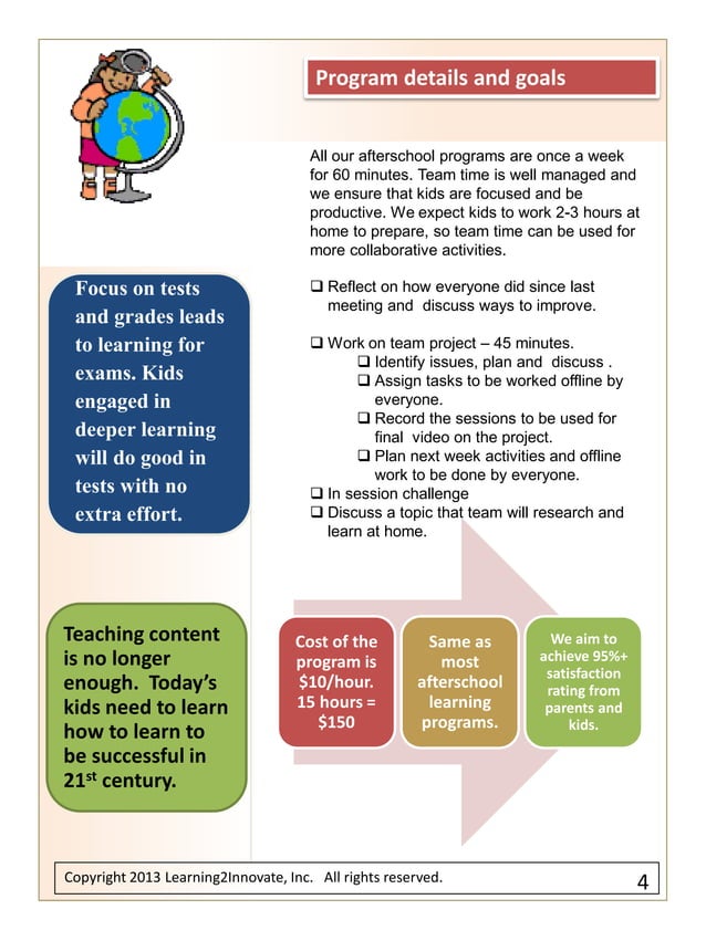 Learning2innovate - Program details | PDF