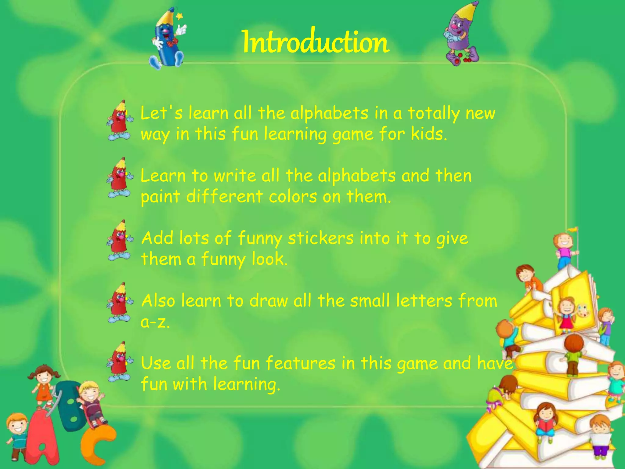 Learning abc with fun for kids | PPTX