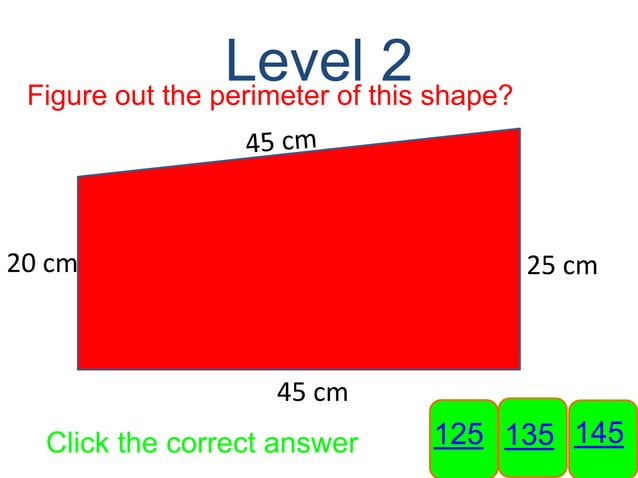 Learning about area and perimeter white | PPT