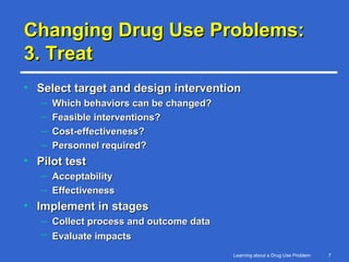 Learning about drug use problem | PPT
