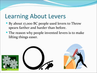 Learning about levers evan | PPT