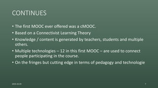 Learning about moocs | PPT