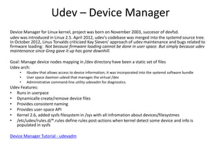 First steps on CentOs7 | PPT