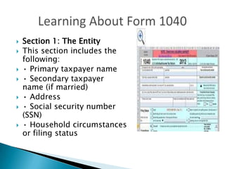Learning about your tax return 3 | PPT