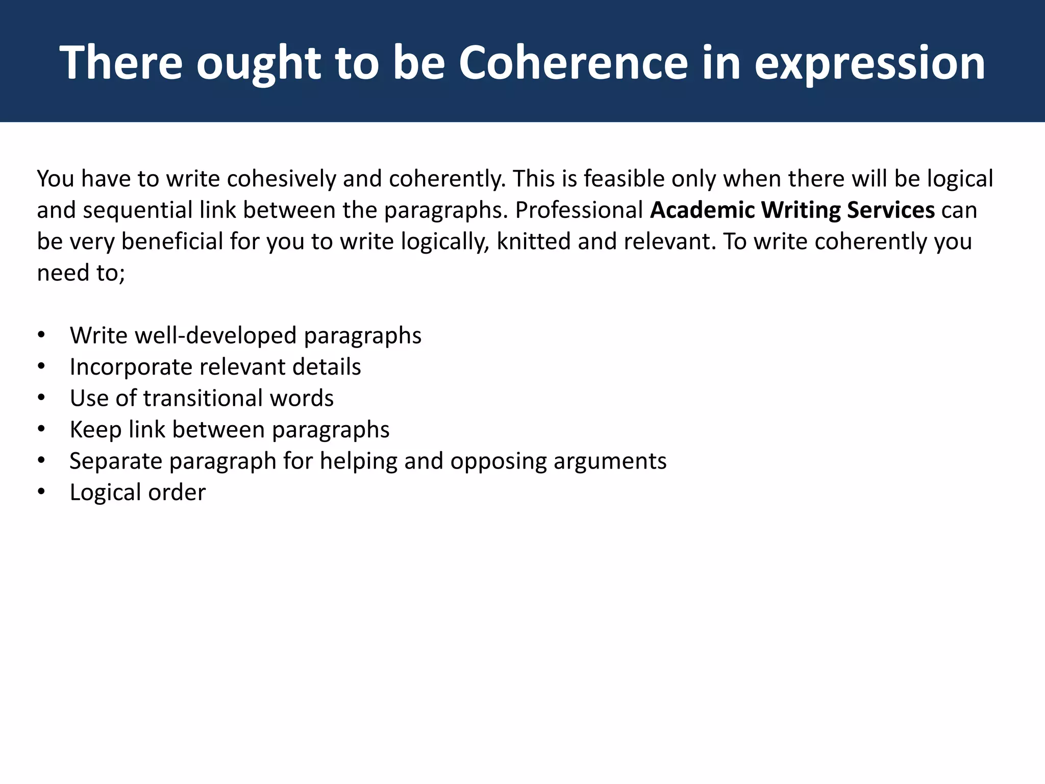 Learning academic writing | PPTX