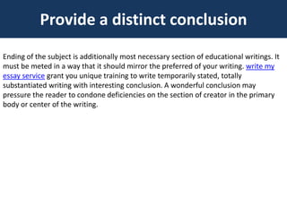 Learning academic writing | PPTX