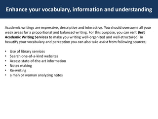 Learning academic writing | PPTX