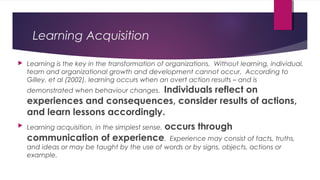 Learning acquisition | PPT