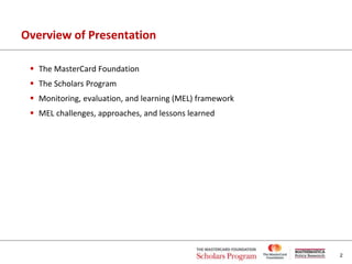 Learning Across Borders; A Monitoring, Evaluation, and Learning ...