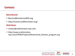 Learning Across Borders; A Monitoring, Evaluation, and Learning ...