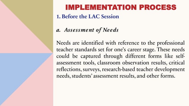 A Presentation on the Learning Action Cell | PDF | Professional School ...