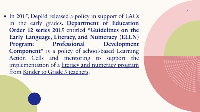 A Presentation on the Learning Action Cell | PDF | Professional School ...