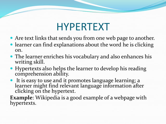 COMPUTER RESOURCES FOR LANGUAGE LEARNING | PPT