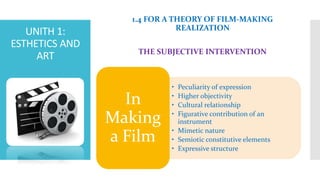 Cinema Appreciation | PPTX