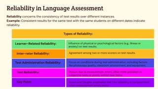Principles of language assessment | PDF