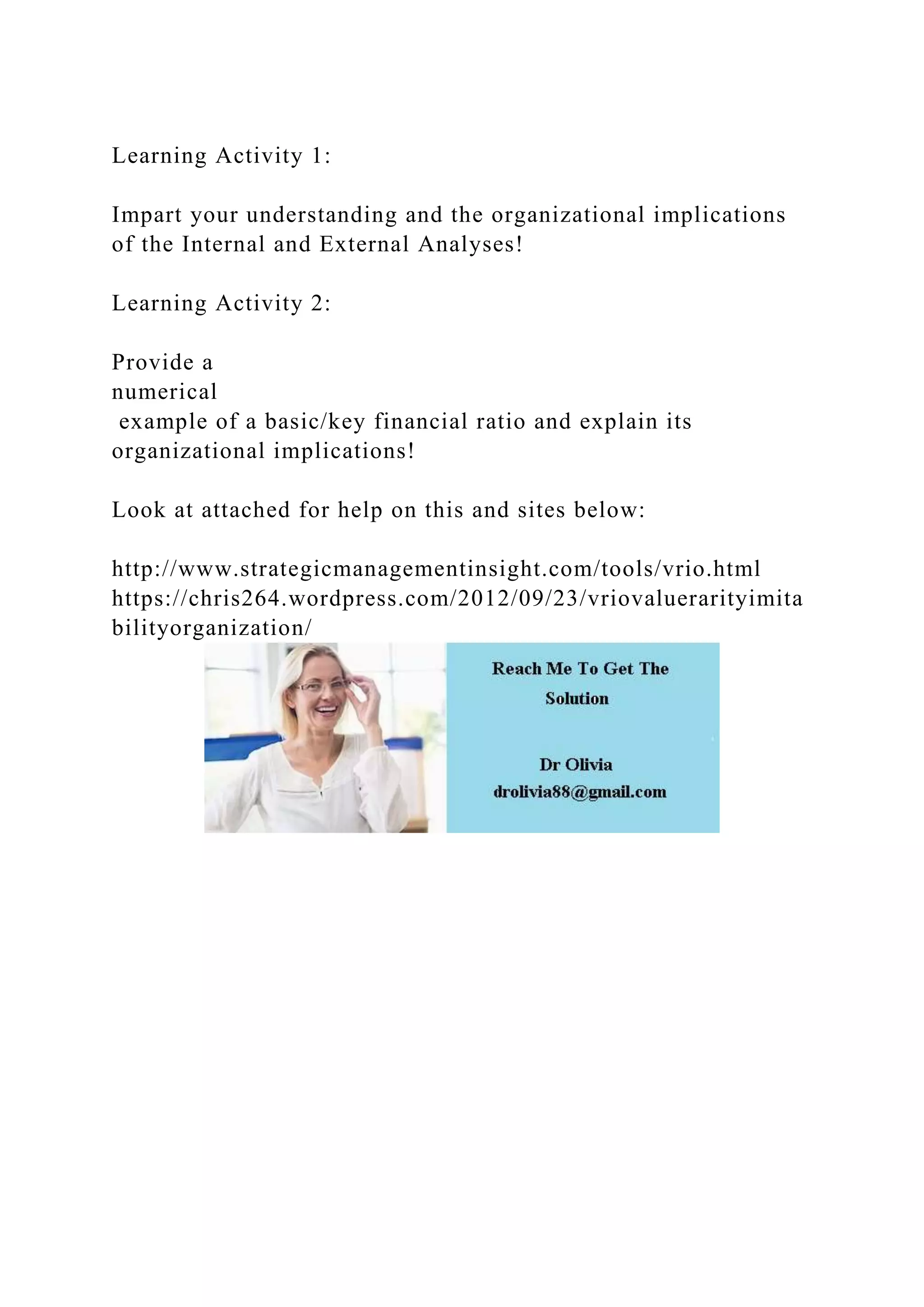 Learning Activity 1Impart your understanding and the organizati.docx