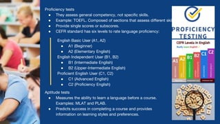 Principles of Language Assessment | PPTX