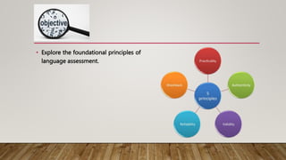 Principles of Language Assessment | PPT