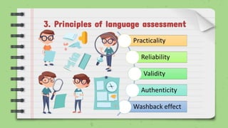 Principles of Language Assessment.Activity 1. | PPTX