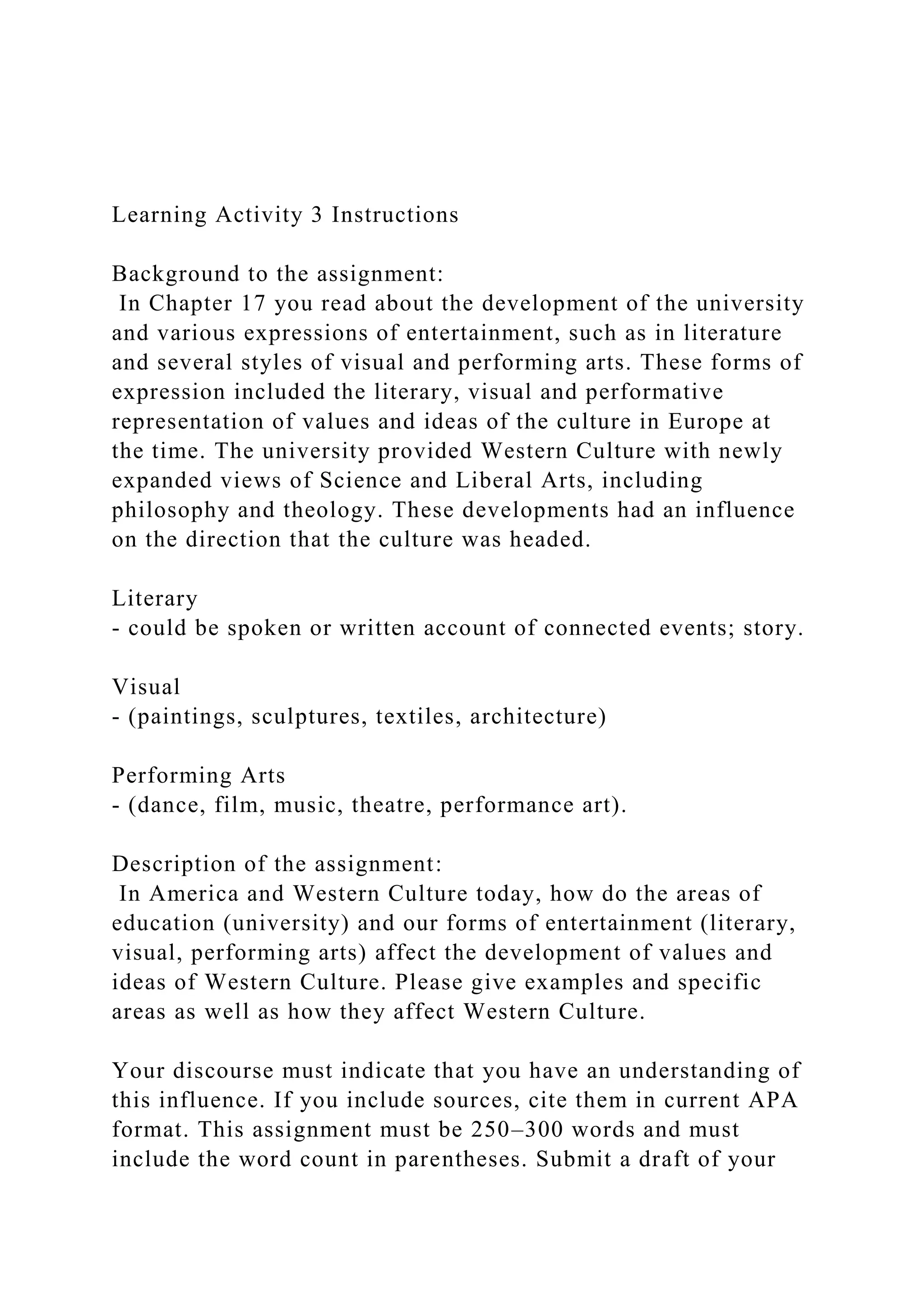 Learning Activity 3 InstructionsBackground to the assignment.docx