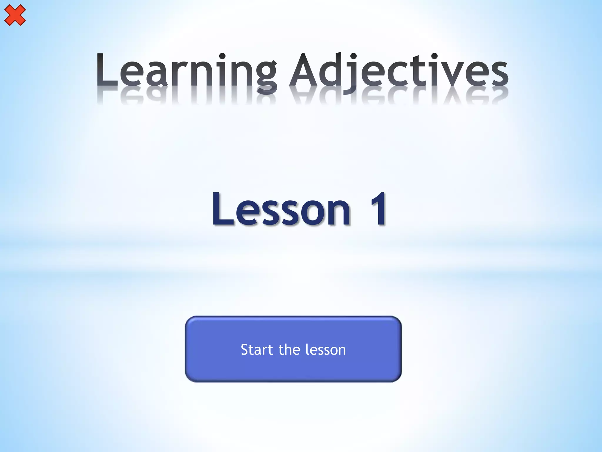 Learning adjectives | PPSX
