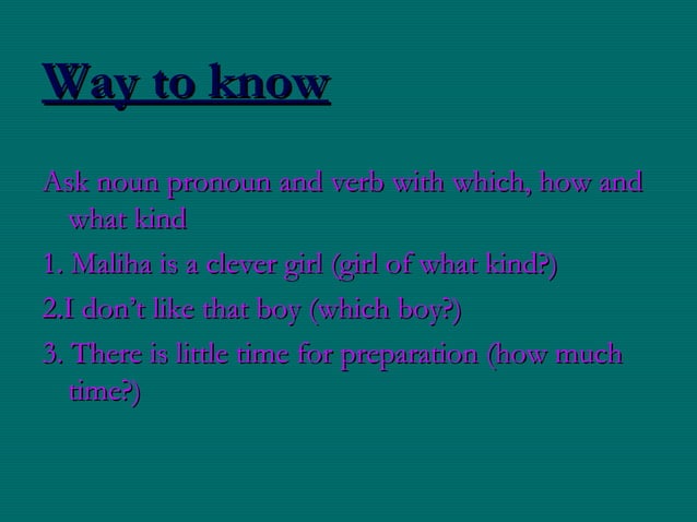 Learning adjective through poem | PPT