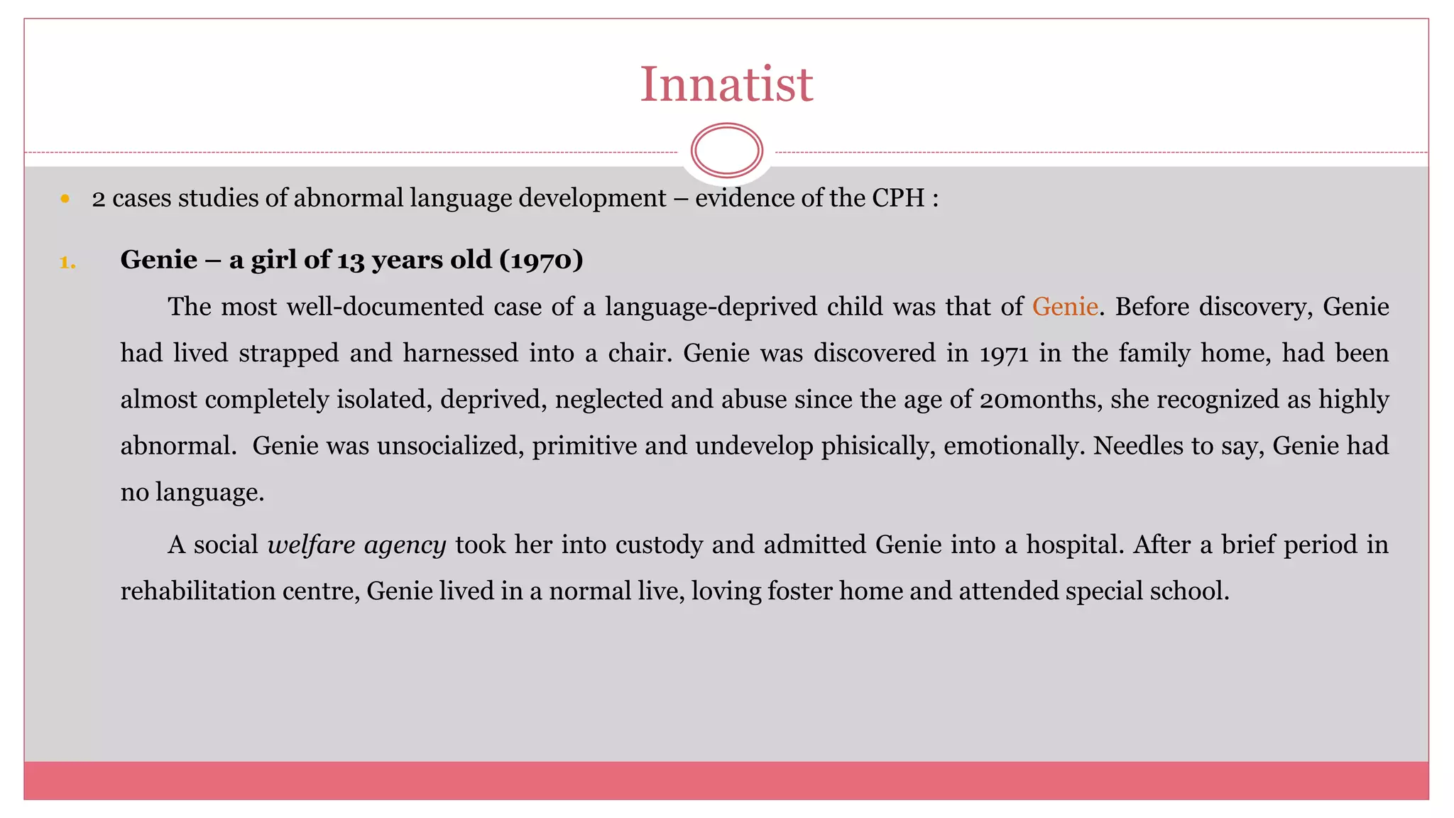 Learning a first language | PPTX