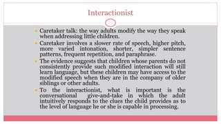 Learning a first language | PPTX