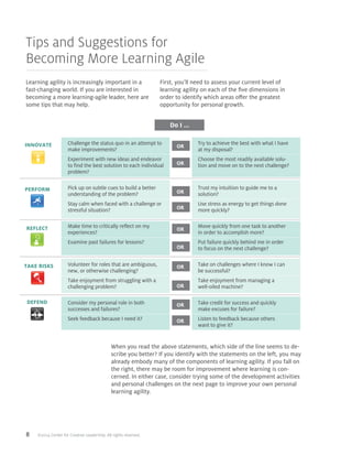 Learning agility | PDF