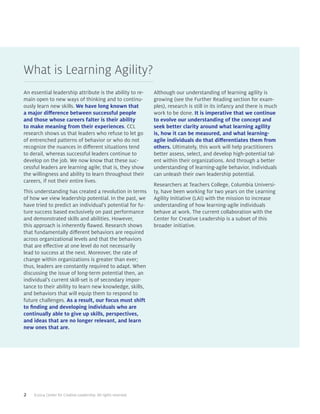 Learning agility | PDF